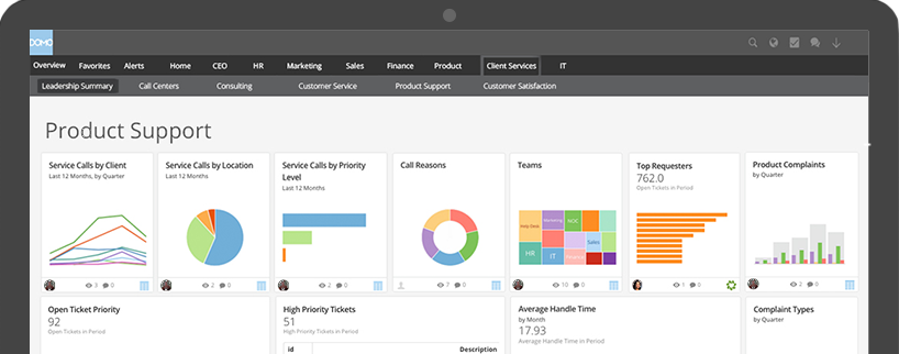 Client Services - Executive Dashboard Reporting | Domo